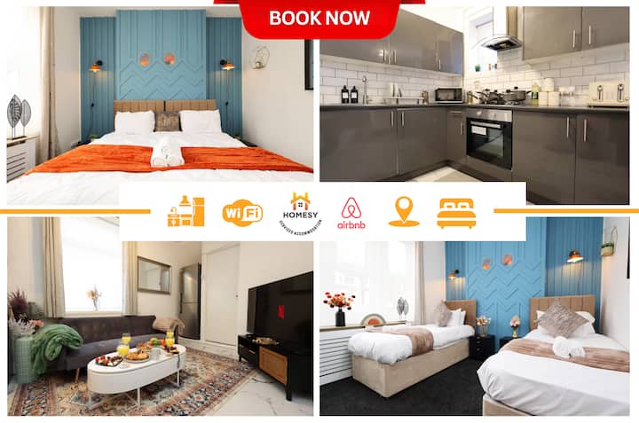 5-bed, 2-bath Modern City Centre Home Free Parking - Cardiff