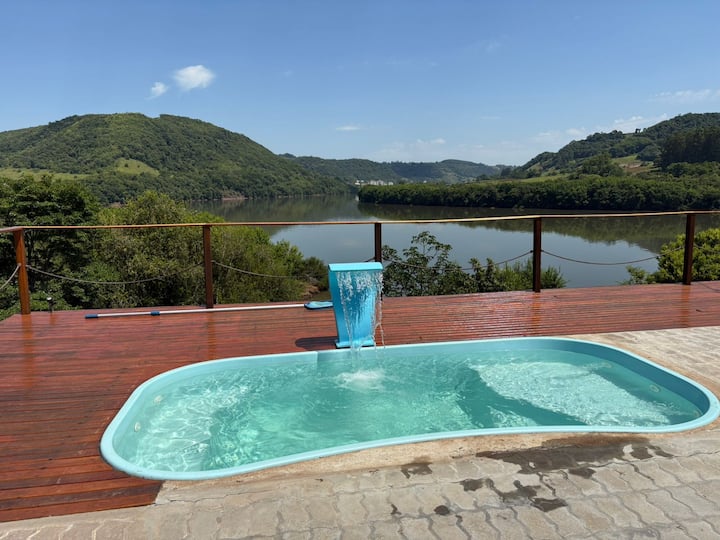 Casa Com Vista Para O Lago De Marcelino Ramos - Marcelino Ramos