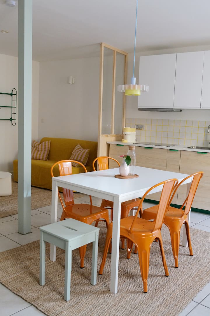 Maison Design Au Cœur De Sérignan•wifi•clim•plage - Sérignan