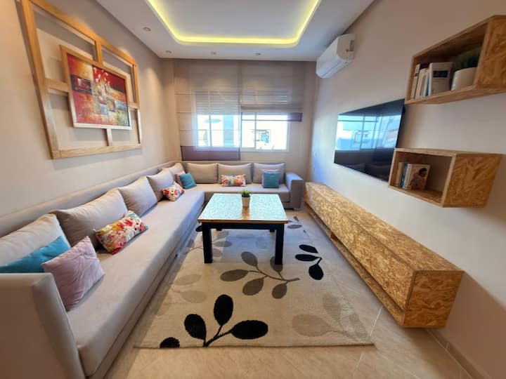 Appartement Moderne & Lumineux Au Cœur De Rabat - Rabat