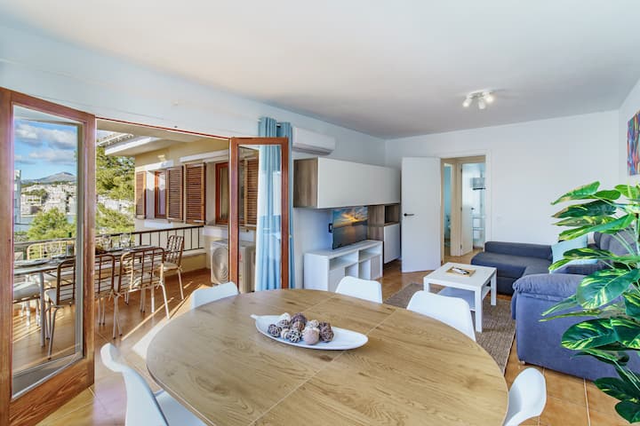 Piso Con Tres Habitaciones En Santa Ponsa - Santa Ponsa