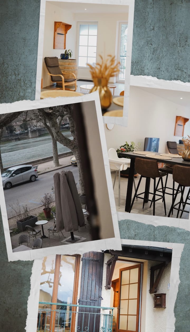 Maison Au Bord Du Rhône • 2 Chambres • 5 Pers - Tain-l'Hermitage