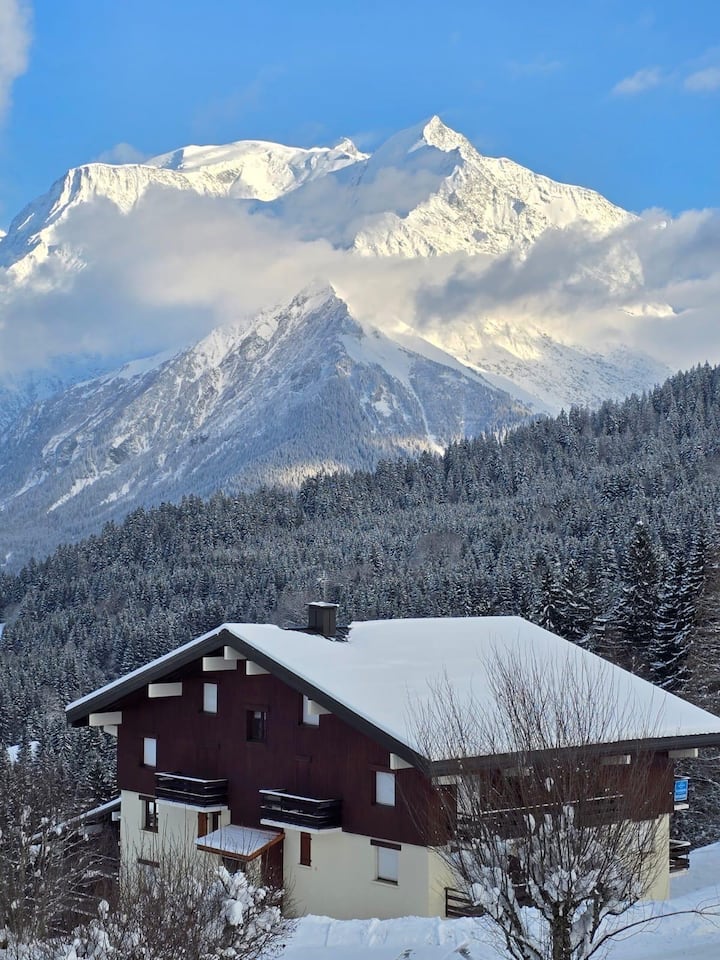 Cocon Vue Mont-blanc, Ski, Piscine éTé - Saint-Gervais-les-Bains