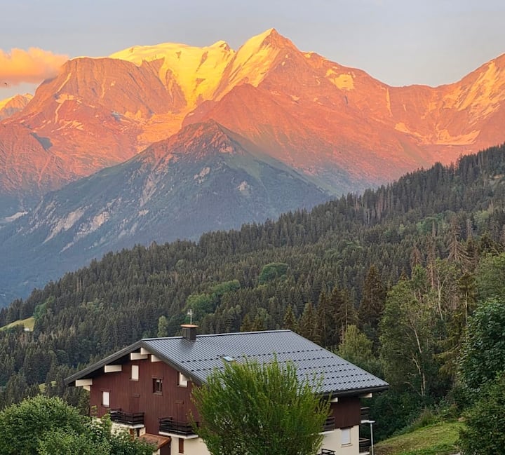 Cocon Vue Mont-blanc, Ski, Piscine éTé - Saint-Gervais-les-Bains