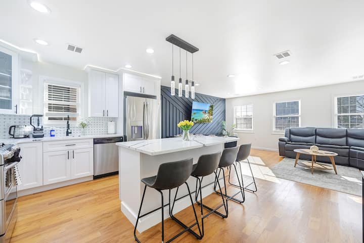 Spacious Home Near Nyc 3 Parking Spaces King Beds - 貝永