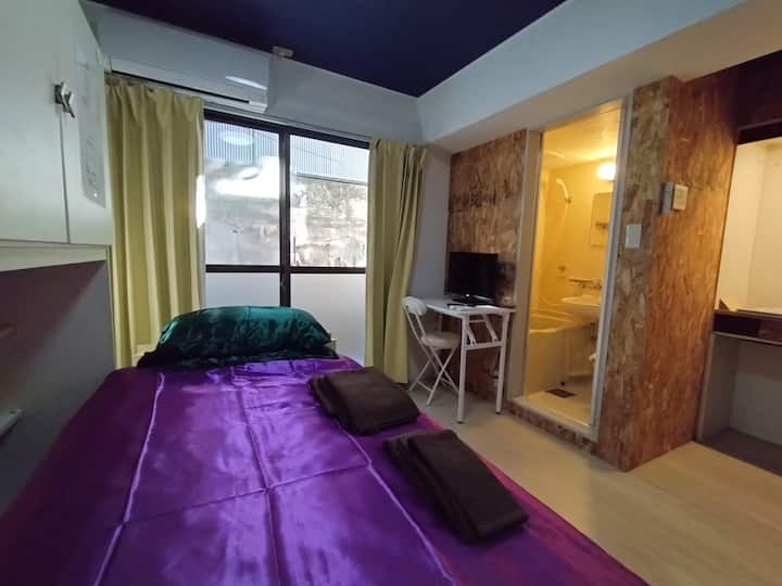 Kyoto U 3min 105 Twin Bed Apt - 31+ Days Share - Kyōto