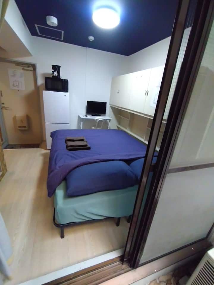 Kyoto U 3min 105 Doublebed Apt - 31+ Days Share - Kyoto