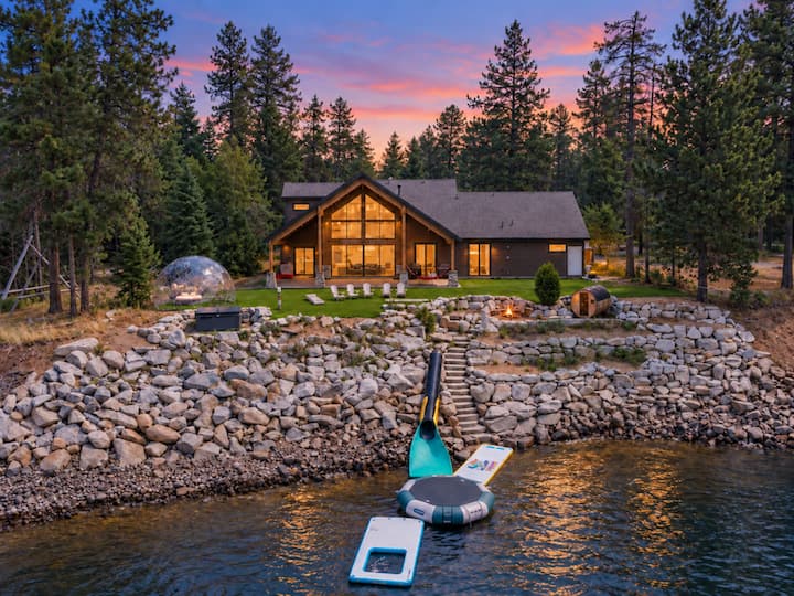 Lakehome-hot Tub-sauna-zip Line-climb Wall-firepit - Tamarack Ski Resort, ID