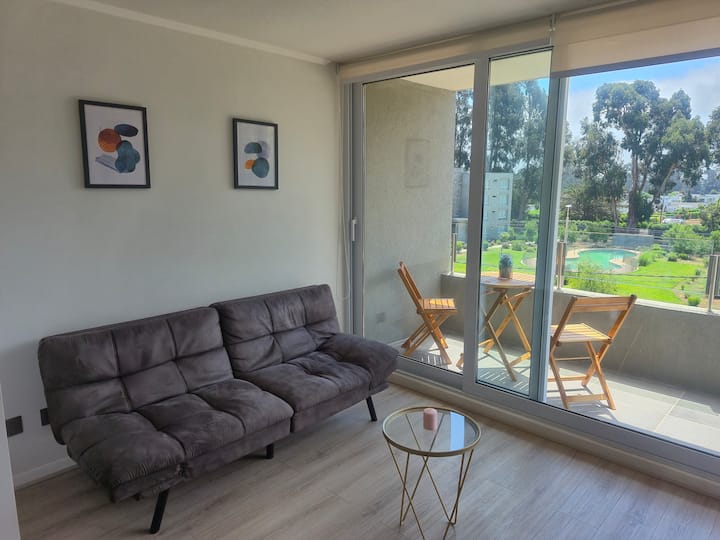 Depto Luminoso Con Piscina A Minutos De La Playa - Zapallar