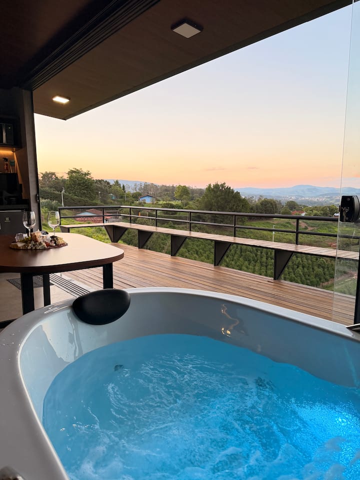 Cabana Venturia | Spa, Vista E Fogueira - Brasil