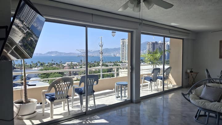 Departamento Con Vista Al Mar 3 Habitaciones - Acapulco