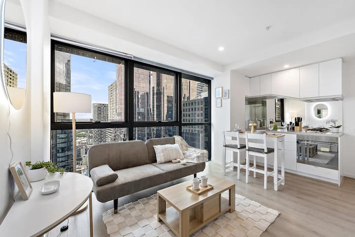 Cozy Cbd High-rise 2br Apartment In Central City - Melbourne