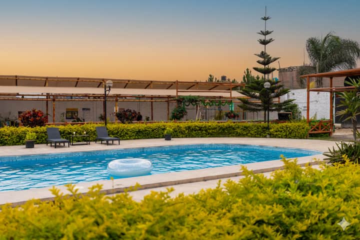 Huaralhouse | Piscina | Parrilla| Terraza | Jardín - Huaral