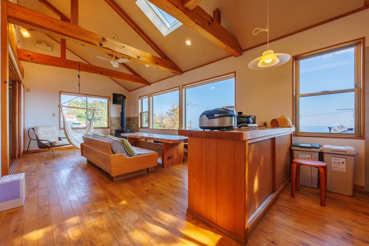 1日1組限定/屋外bbq/暖炉/伊豆高原/大室山「きらぼしの里」 - 川奈