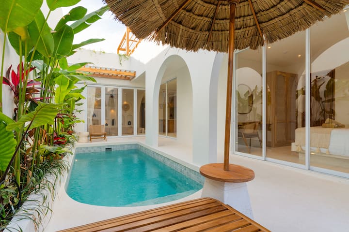 New 1br Mediterranean Pool Villa Quiet Bingin Stay - Uluwatu