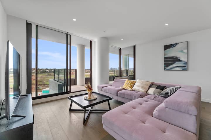 Moonee Ponds Stunning 3b2b2c Apt-fireworks Viewing - Kensington