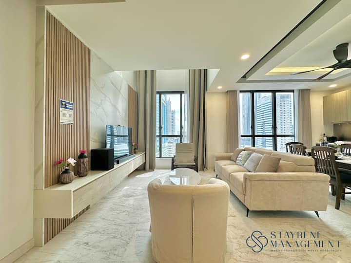 10 Setia Sky88 Jb | 3br Duplex | Near Ksl Mall - Johor Bahru