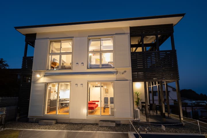 A Luxurious Private Villa With A View Of Beppu Bay - 大分縣