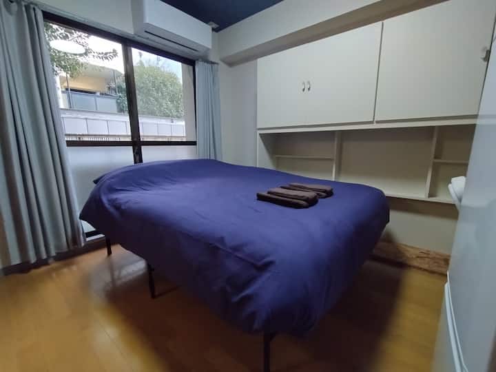Kyoto U 3min 205 Doublebed Apt - 31+ Days Share - Kyoto