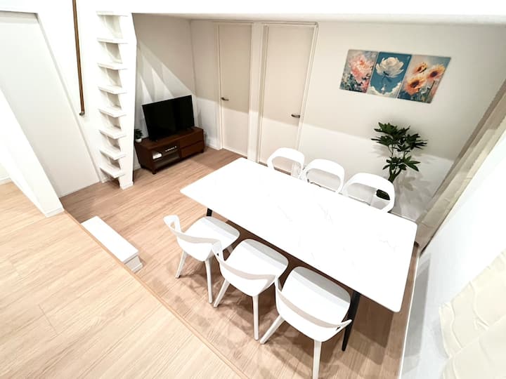 【2025.12 New Open】 寝室2部屋＋リビング+ロフト付 家族や友人とゆったりと過ごせる - Fukuoka