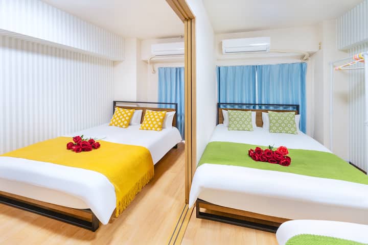 3楼有电梯.港区民宿（40平方米两室）.靠近东京铁塔（2公里）电车直达羽田机场成田机场浅草.交通便捷 - 롯폰기