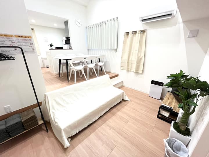 【2025.12 New Open】 寝室2部屋＋リビング+ロフト付 家族や友人とゆったりと過ごせる - Fukuoka