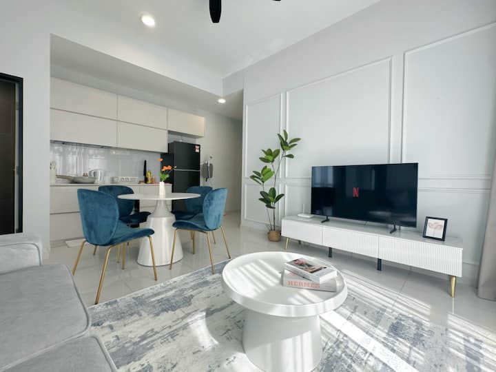 Modern 58 2br Suite| Space Residency |Walk To Ksl - Johor Bahru