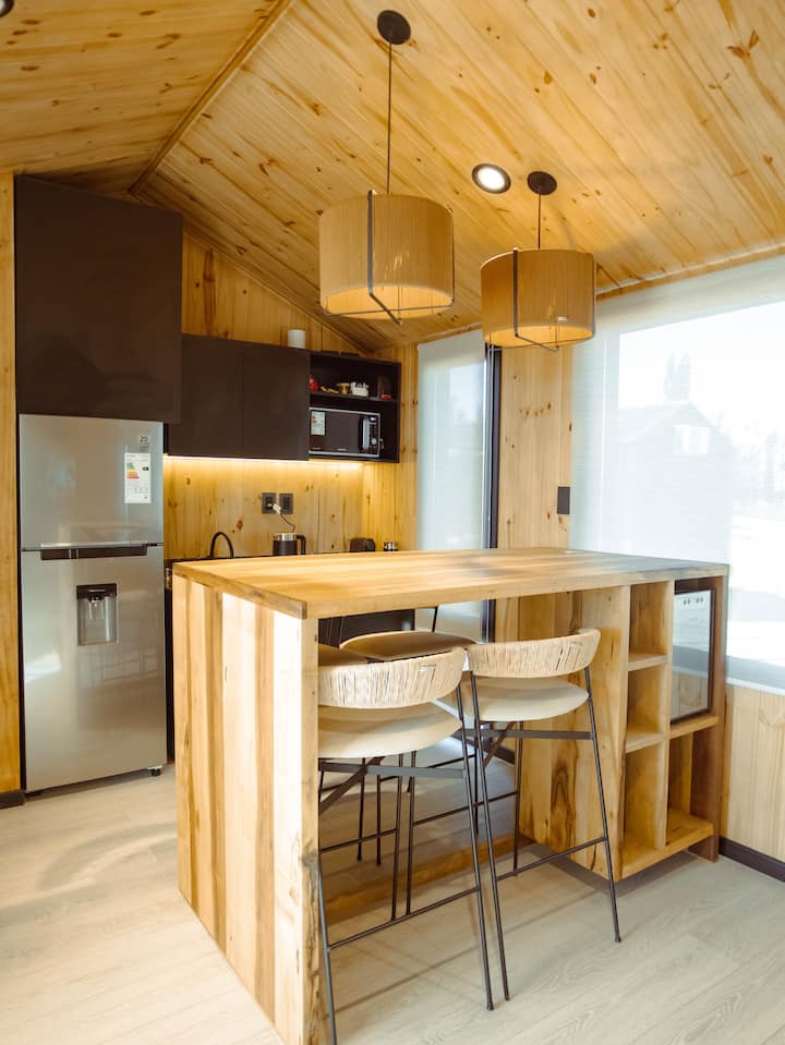 Lodge in a warehouse with a mini pool and grill - Serviced apartments ...