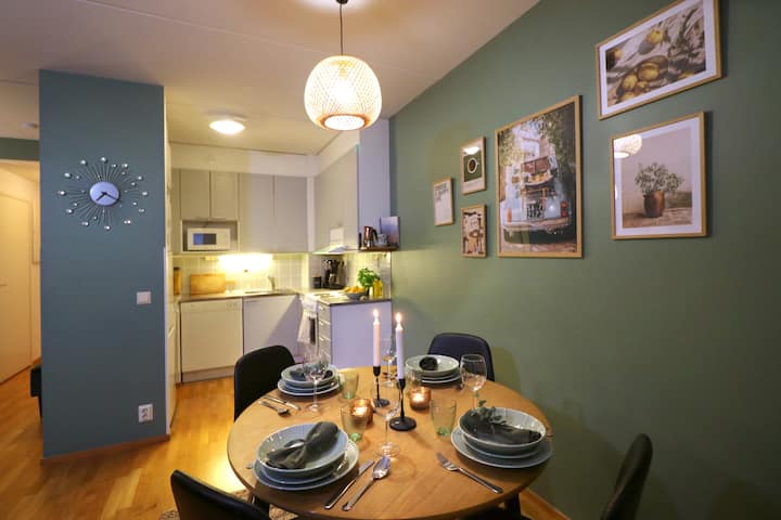 Casa Verde • Boutique City Apartment + Sauna - Vaasa