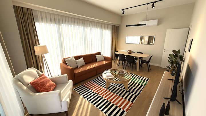 Modern & Fully Equipped Residence 2br+1lr - Stambuł