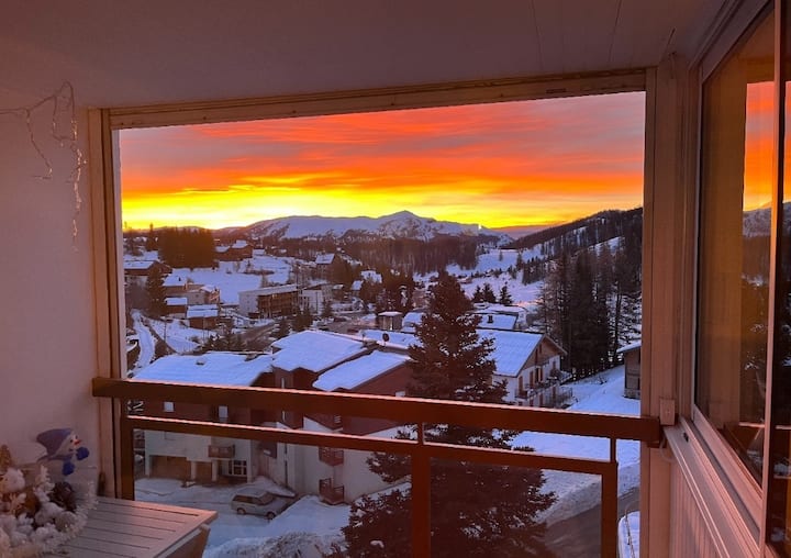 A 5mn à Pied Des Pistes, 5 Pers, Très Belle Vue - Valberg