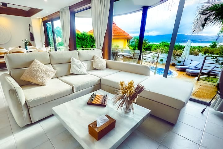 Villa Vue Mer Avec Piscine Privée • 4 Ch - 帕岸島