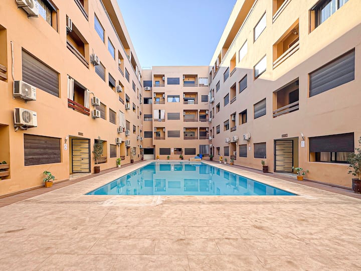 Oasis Gueliz (Piscine & Parking Privé) - Marrakech