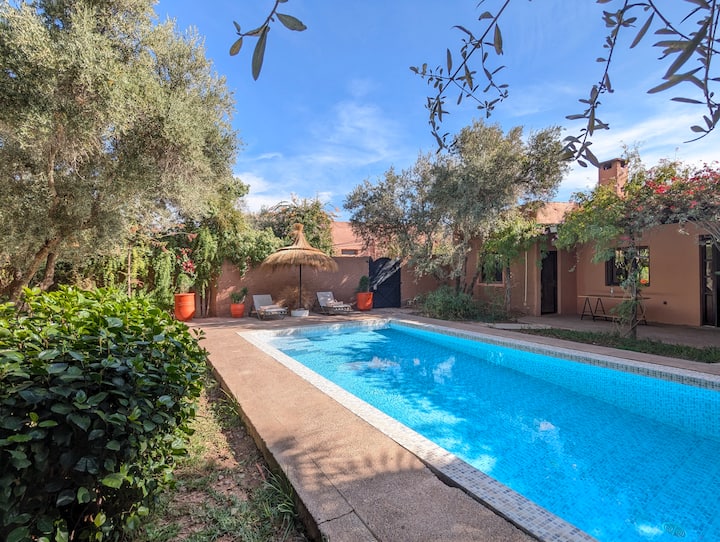 Villa 2ch. Avec Piscine Privéeproche De Marrakech - Marrakech