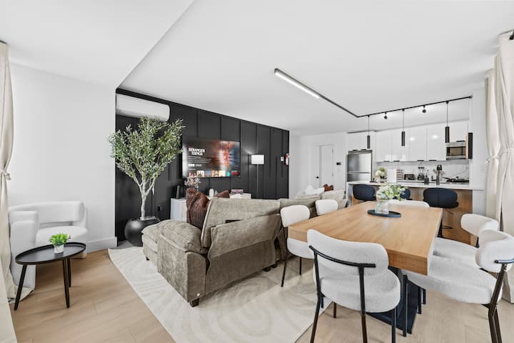 Near Nyc & Metlife | Large Apartment | Sleeps 14 - Newark