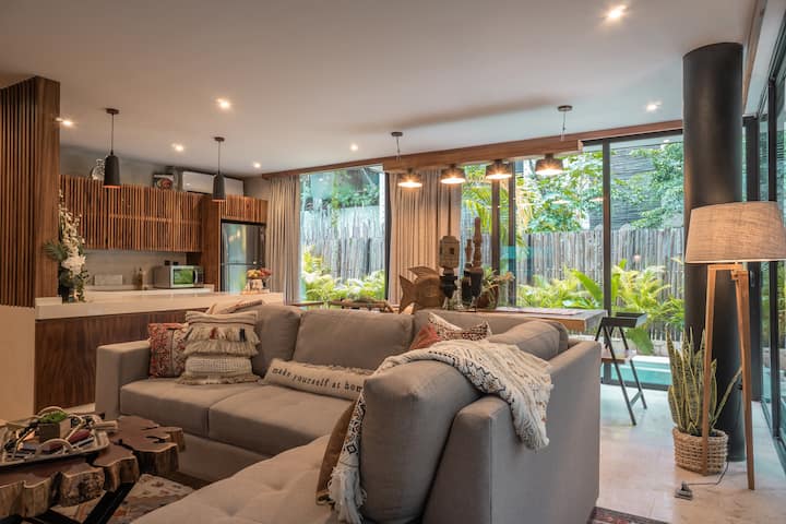 Depa Para Explorar La Ciudad Con Alberca Privada - Paradise Beach