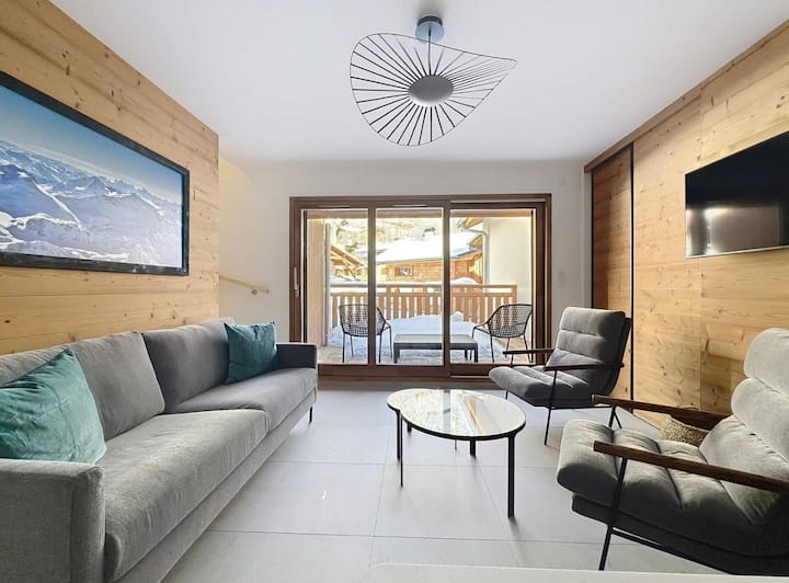 Grand Duplex Neuf, 10 Pers Vue Montagne & Terrasse - La Plagne-Tarentaise