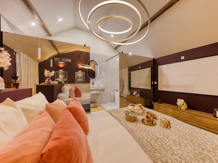 Escapade Romantique, Home Cinéma, Villa, Douchexxl - Île-de-France