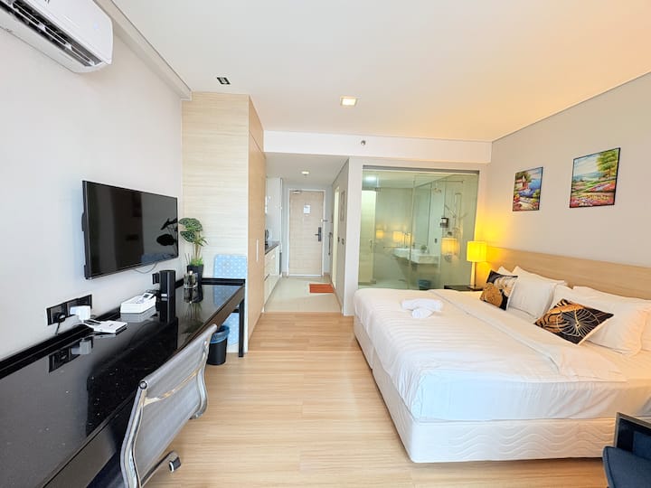 King Studio Glass Bathroom | 300m To Afamosa | 522 - Malacca