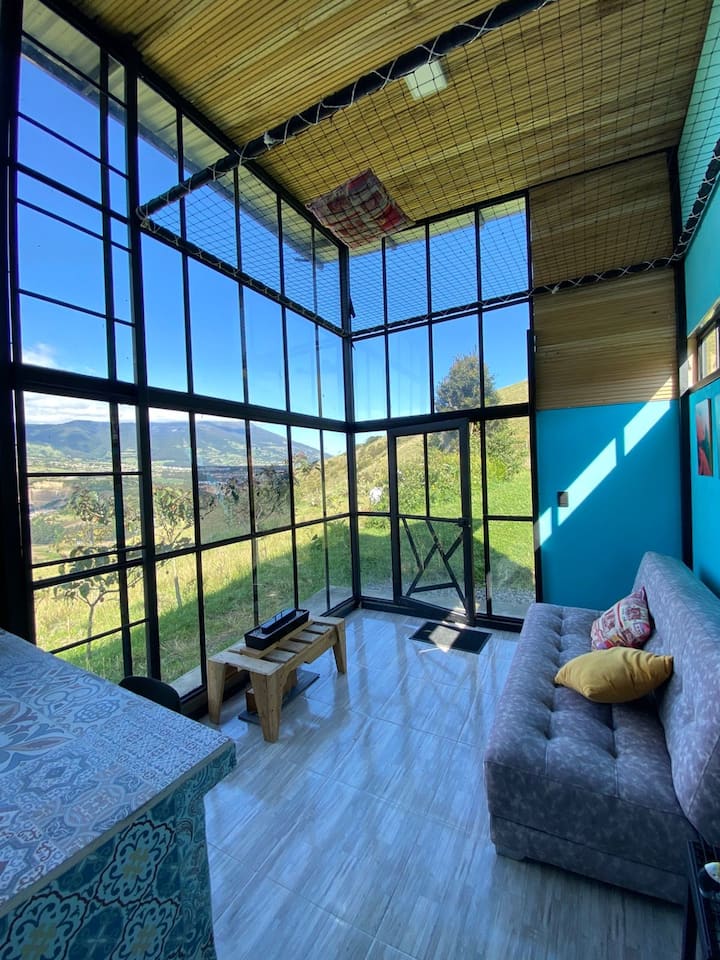 Cabañas Pato Negro La Mejor Vista Volcán Galeras - Colombia