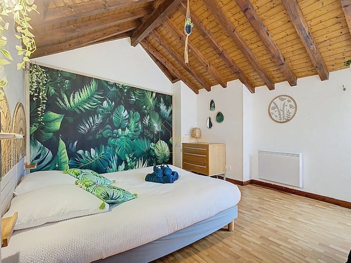 La Canopée, 50m2, Terrasse, 4 Pers, 2 Ch. - Lac de Paladru