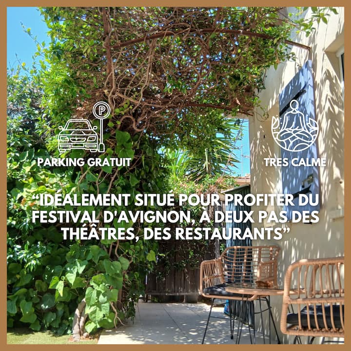 Havre De Paix Avec Jardin Privé – Proche Centre - Avignone