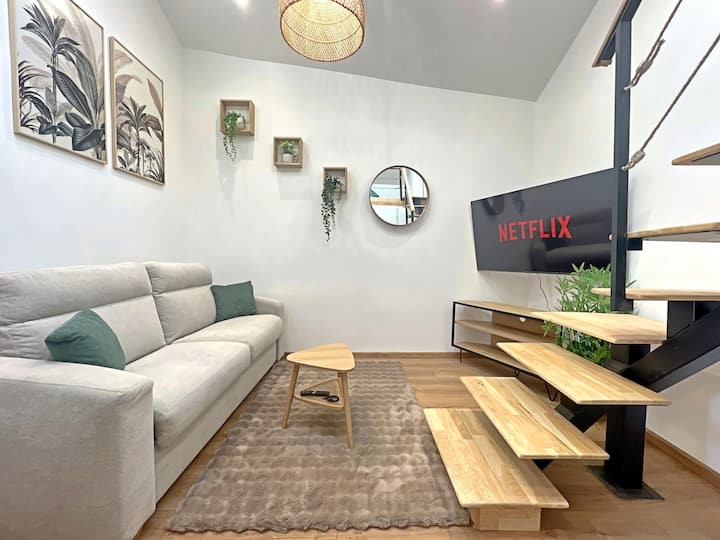 Loft Moderne, Chic Et Chaleureux / Climatisation - Saint-Étienne