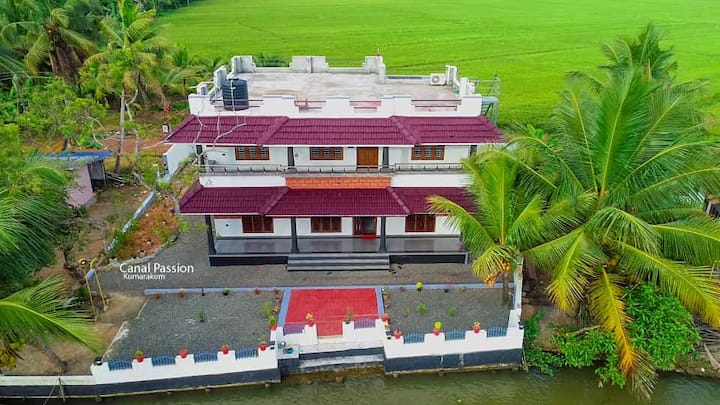 Swasthi Abode - 1st Floor 3bhk On River Front - Kumarakom