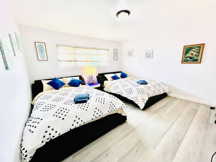 Luck04/near Dt/2 Q Beds/private Tv/fast Wifi - Monterey Park, CA