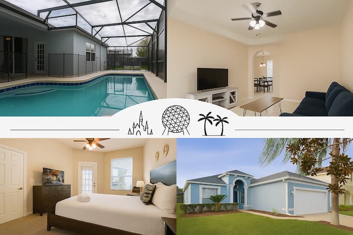 Serenity - 5 Beds - 20 Min Disney Heated Pool Home - Davenport, FL
