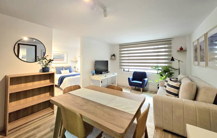 Amplio Y Moderno Apartamento En Parque De La 93. - Colombia