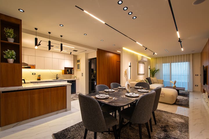 شقة فاخرة بإطلالة بحر أرقى من الفنادق وراحة مطلقة - Alejandría