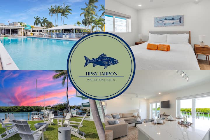 Marina View Suite W/ Pool, Tiki Bar & Boats - Coco Plum Beach, Marathon