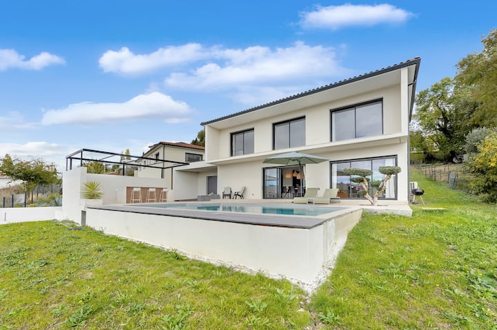 Piscine Privée & Vue Panoramique Sur Le Lauragais - Castanet-Tolosan